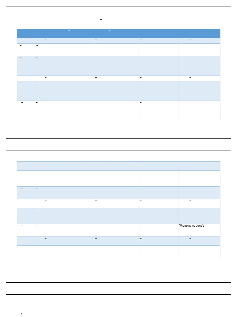 June Task Calendar 2025 | PDF | Computing | Information Technology