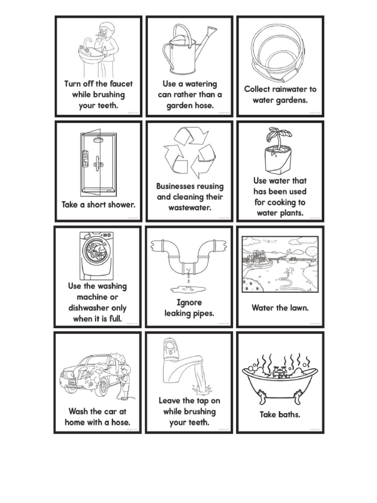 Classify Waste or Save Water - 081355 | PDF