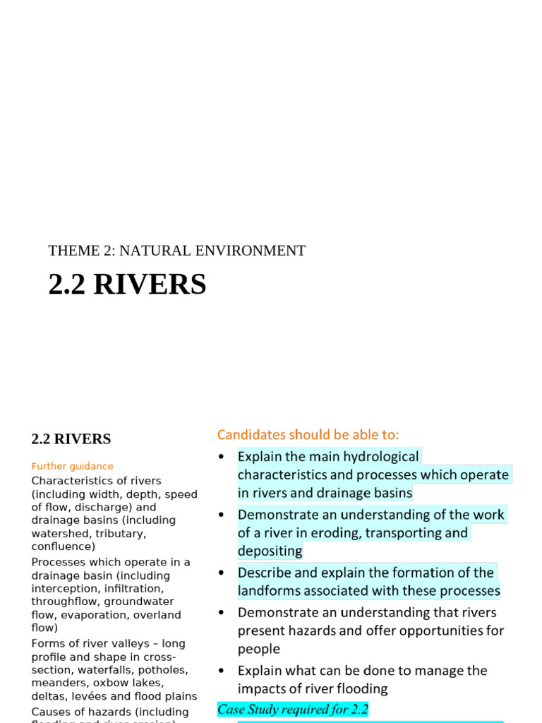 The Life of A Riverfinal | PDF | Drainage Basin | River