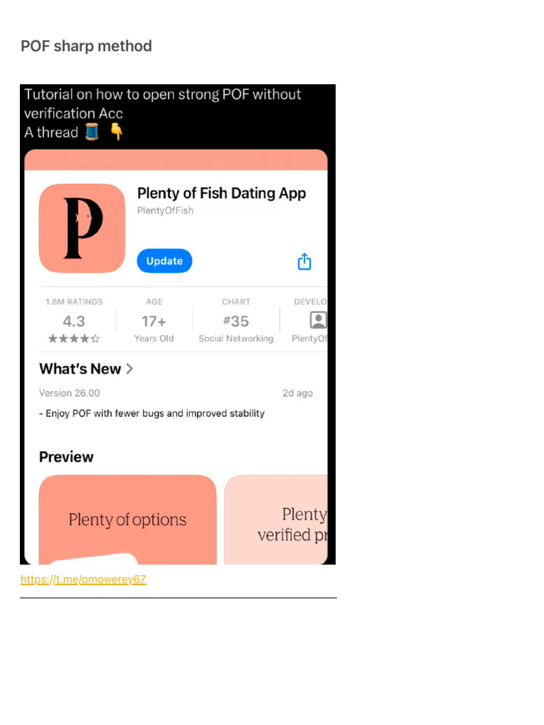 POF Sharp Method | PDF