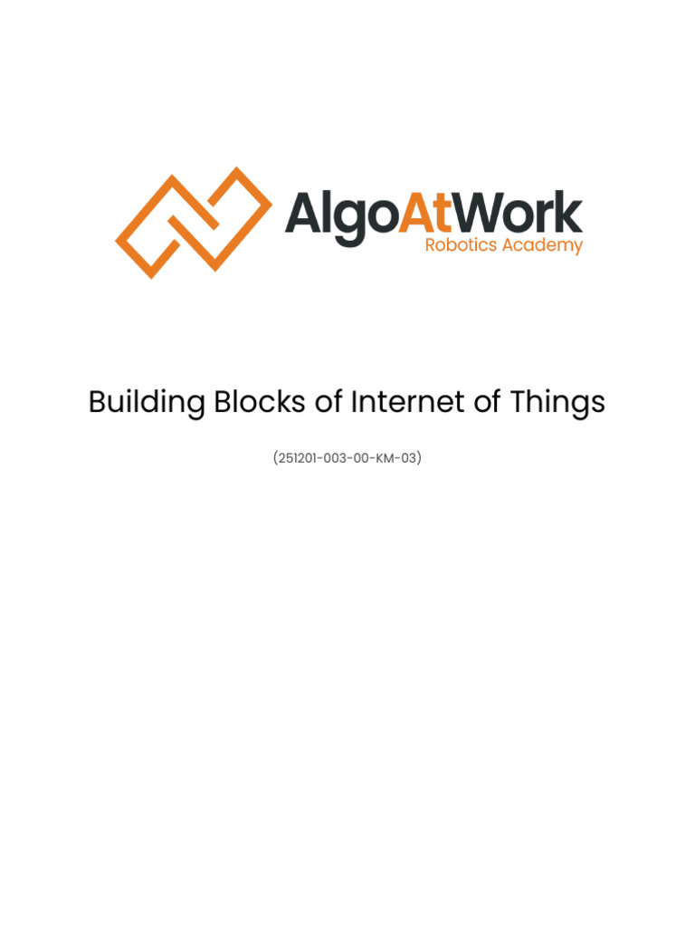 Module 3 - Building Blocks of Internet of Things | PDF | Internet Of ...