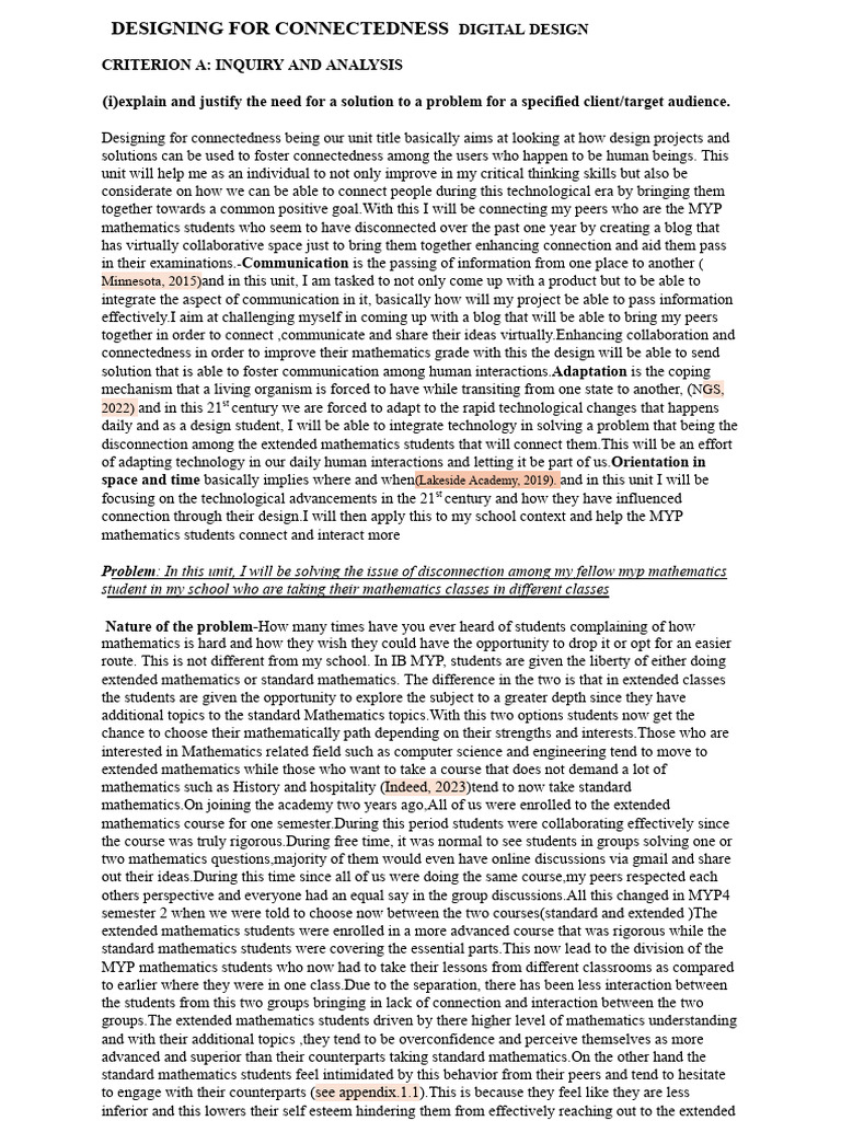 MYP Design | PDF | World Wide Web | Internet & Web