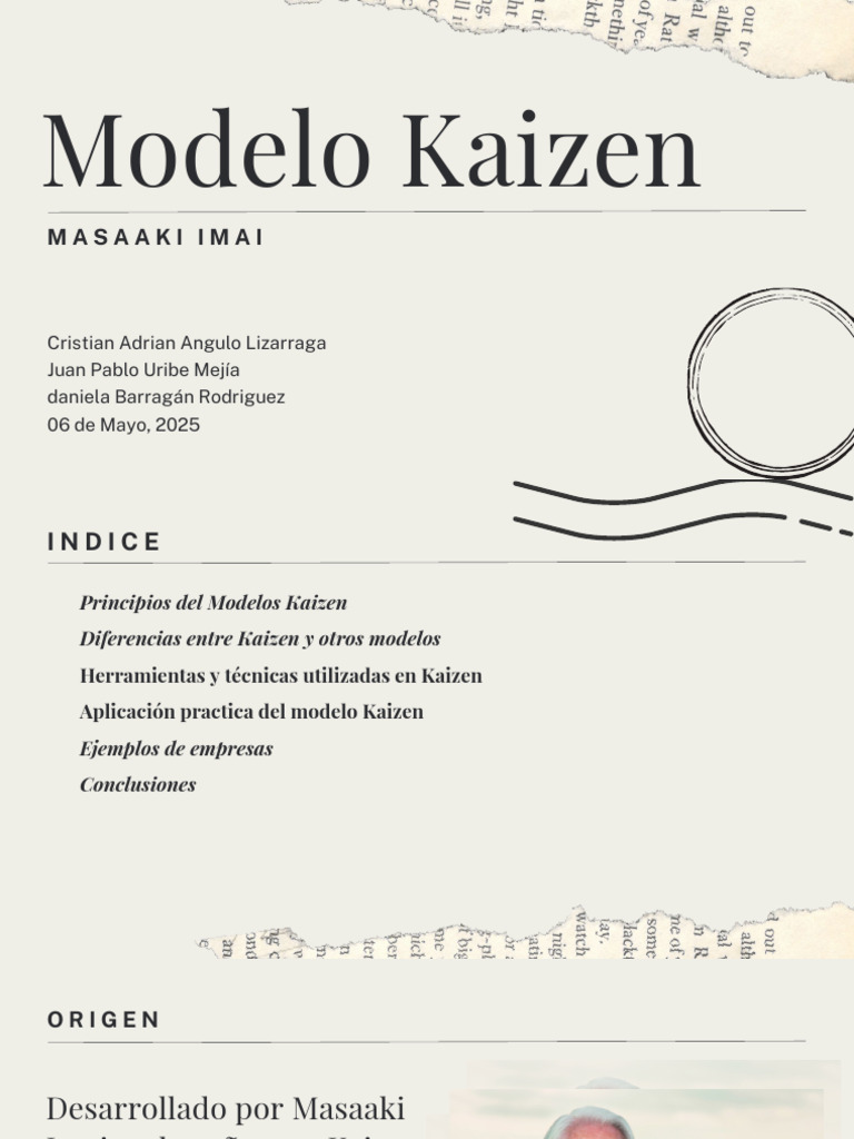 Modelo Kaizen | PDF | Six Sigma | Logística
