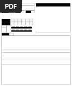 (Template) Cyberpunk RED Character Sheet | PDF