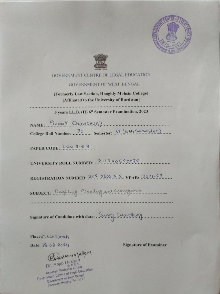 Drafting Pleading Project (Part-1) | PDF