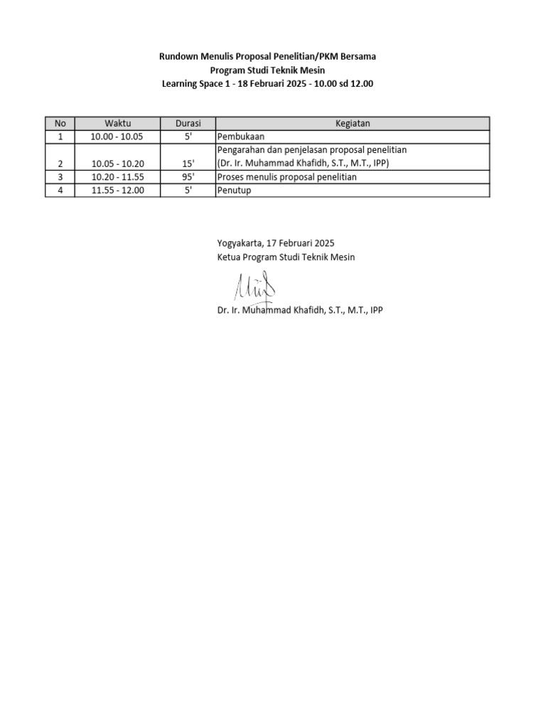 Rundown Spmu 57 | PDF