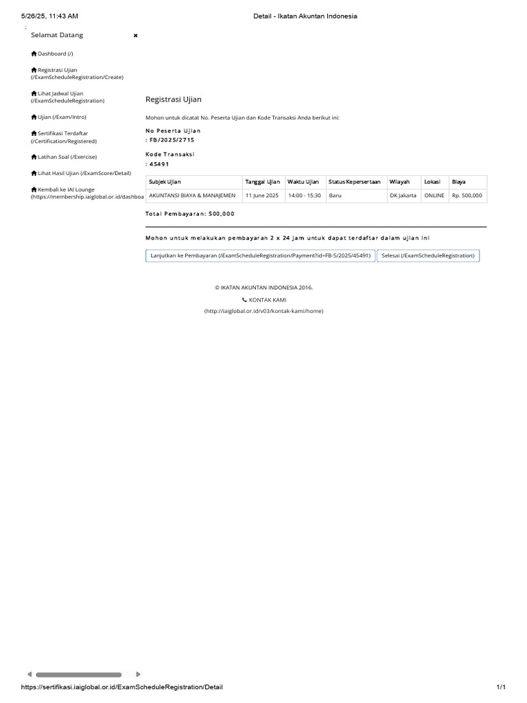 CAFB AKB Ujian | PDF