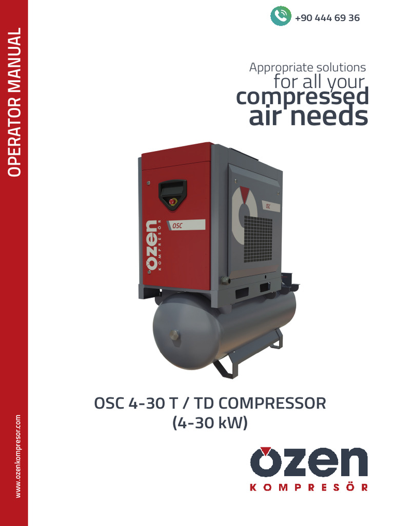 OSC 4-30 T Manual Rev0323 | PDF | Forklift | Ventilation (Architecture)