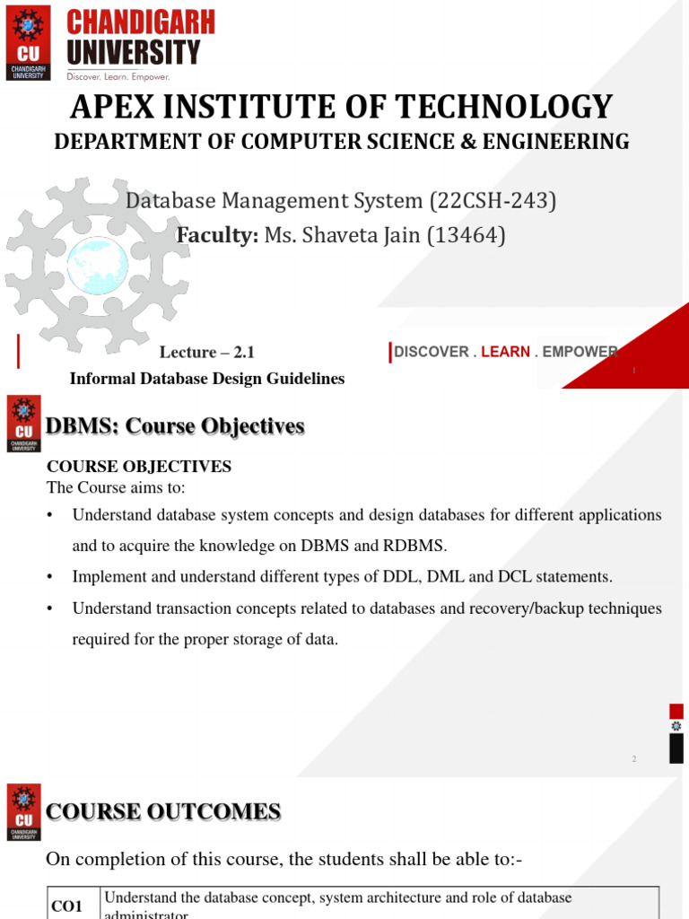 DBMS Unit 2 | PDF | Relational Database | Databases