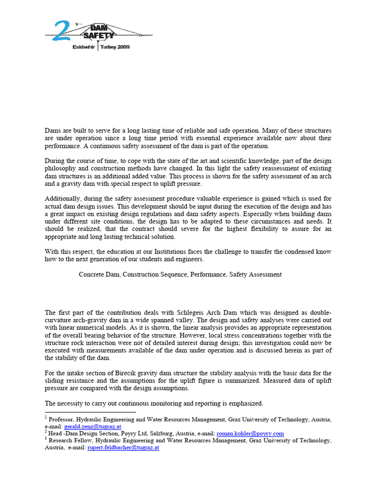 4 - Dam Design Construction and Monitoring | PDF | Dam | Stress (Mechanics)