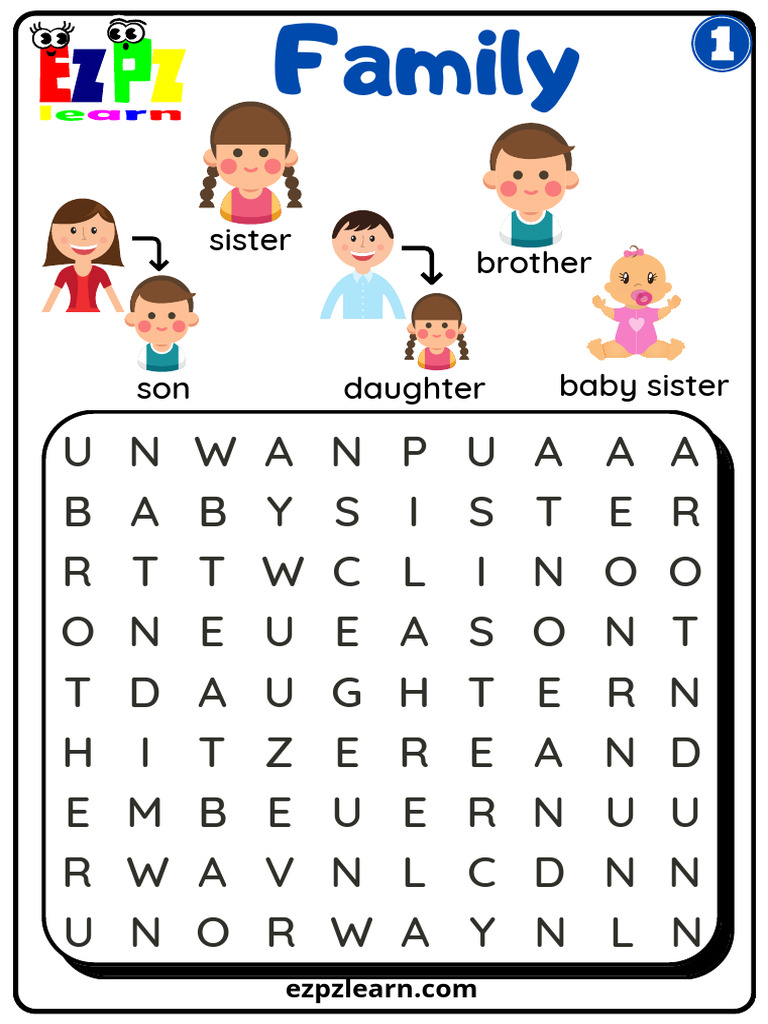 G1 Family Word Search | PDF