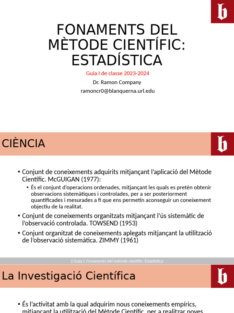 Guia Estadistica I | PDF