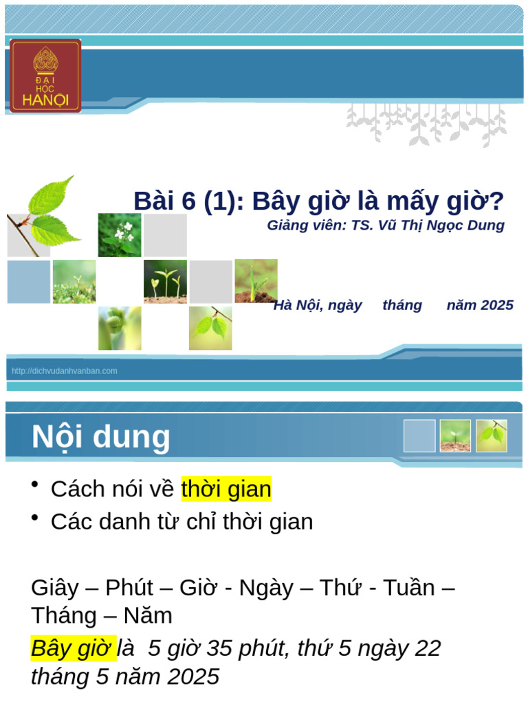 Tiếng Việt - Bài 6 | PDF