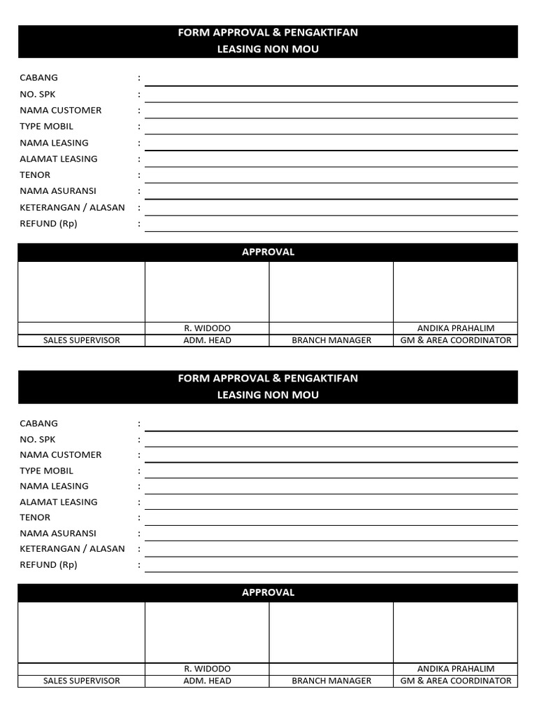Form Lain-Lain-2 | PDF