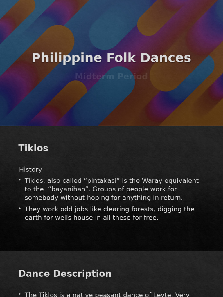 Philippine Folk Dances: Tiklos & Polka | PDF