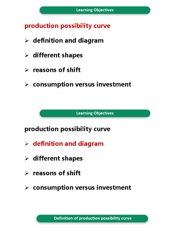 Understanding Production Possibility Curves | PDF | Economies | Economics
