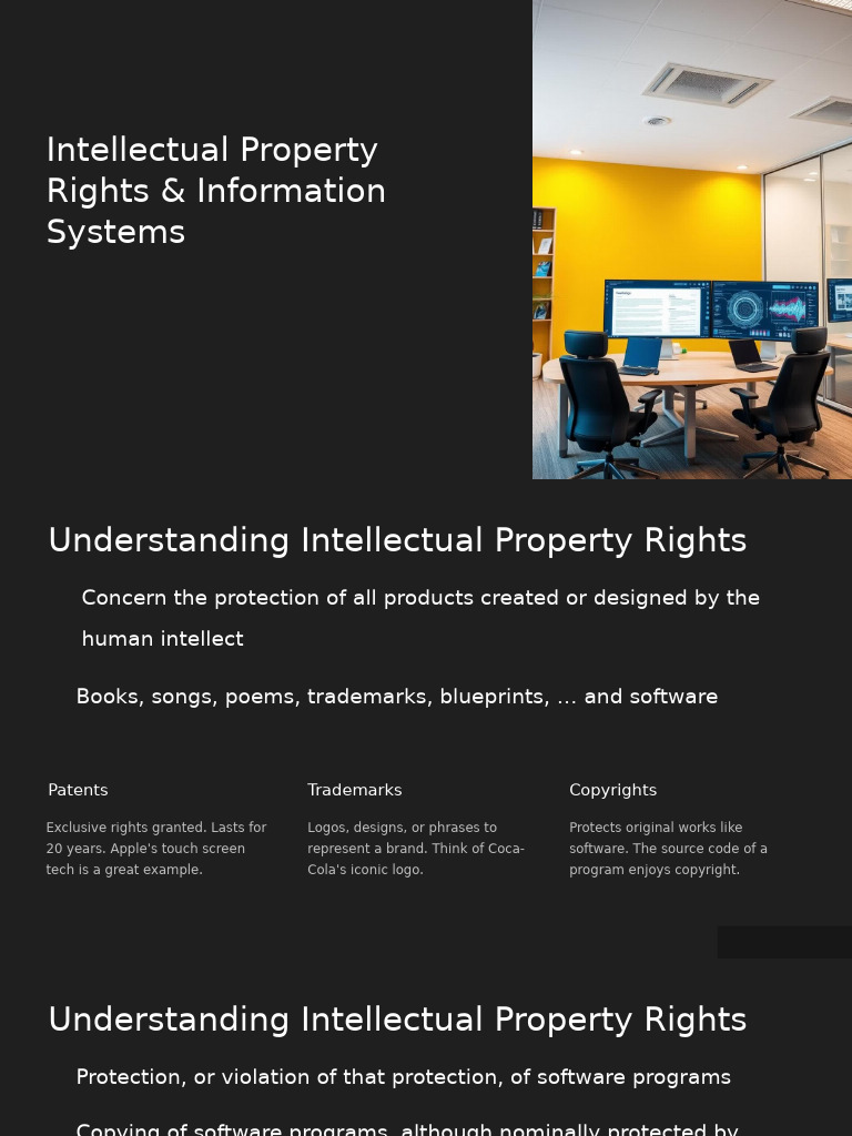 Intellectual Property Rights and Information Systems | PDF ...
