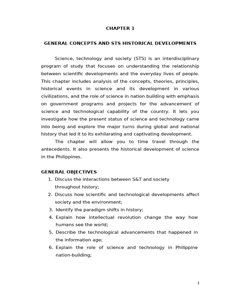 STS Historical Developments Overview | PDF | Science | Paradigm