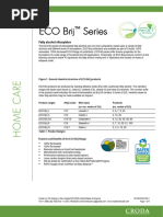 Brij - Fatty Alcohol Ethoxylates | PDF | Emulsion | Chemical Substances