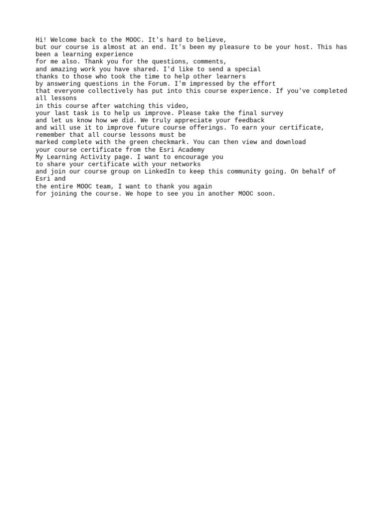 En-Modern Geo Apps MOOC - Host Video - Kate Carlson - Outro - 2025 ...