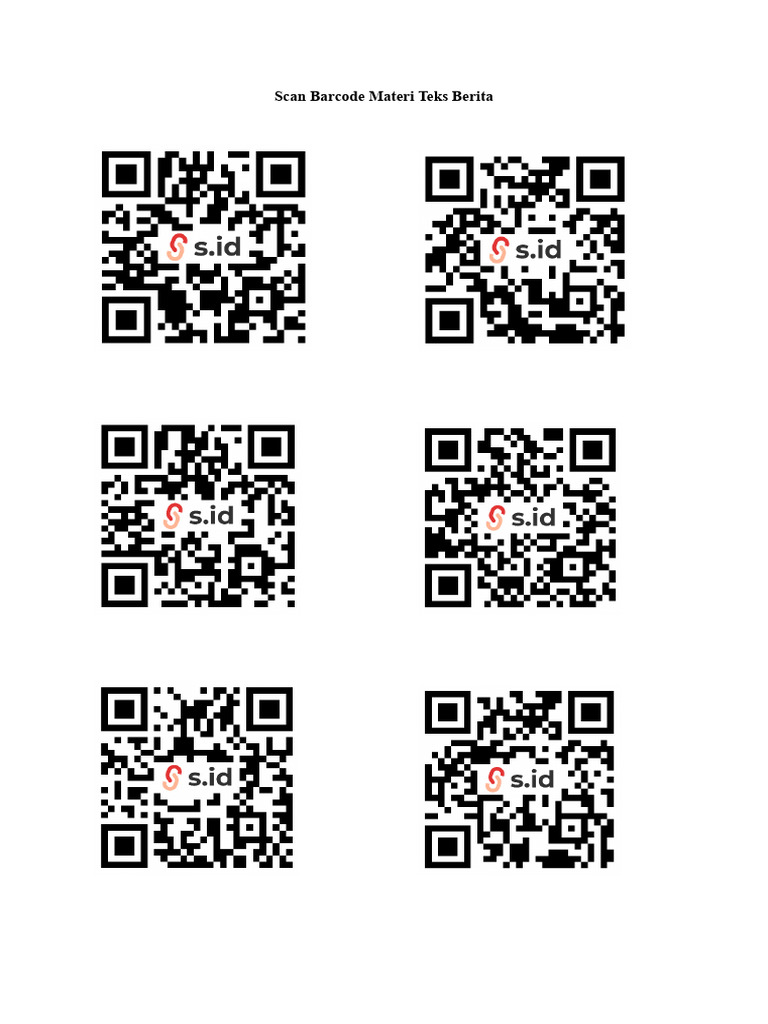 Scan Barcode Materi Teks Berita | PDF