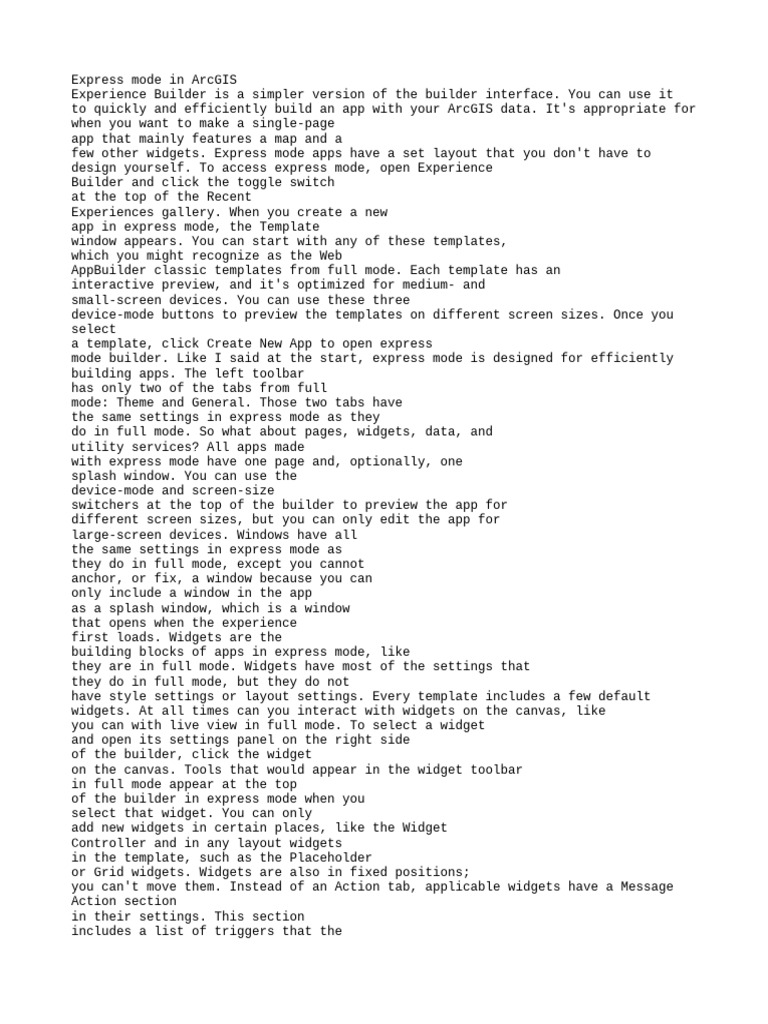 En-Modern Geo Apps MOOC - 403 - ArcGIS Experience Builder Express Mode ...