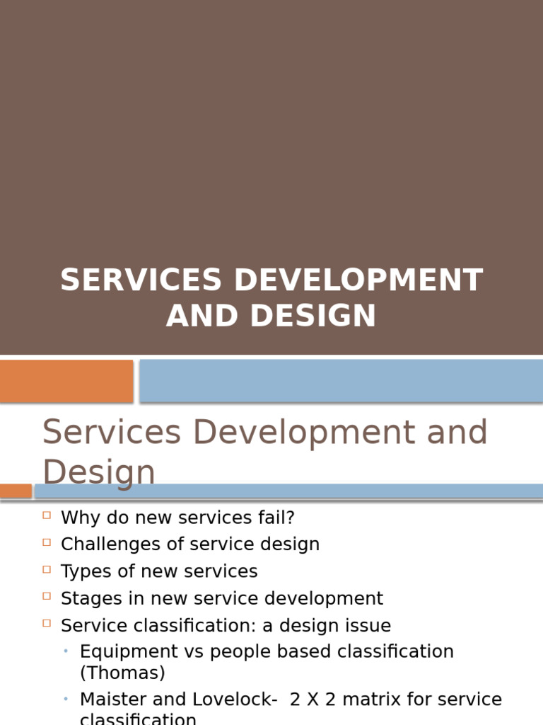 Service Development and Design Insights | PDF | Marketing | Strategic ...