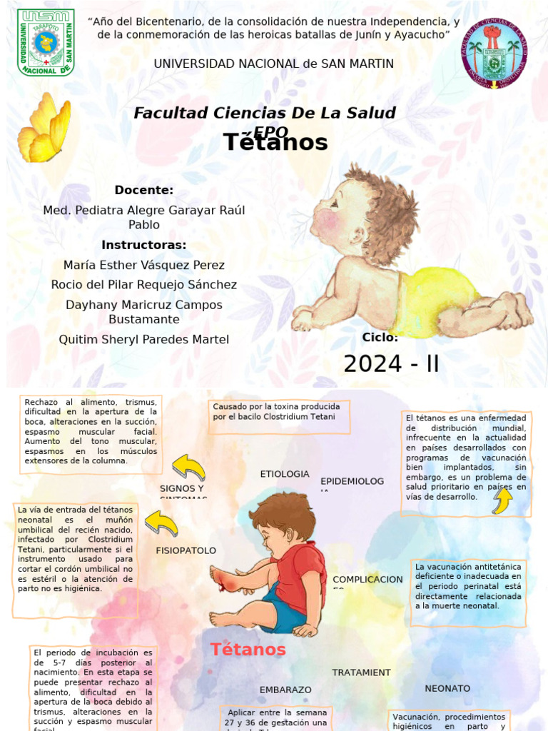 Tétanos Neonatal: Signos y Prevención | PDF | Vacunación | Inmunología