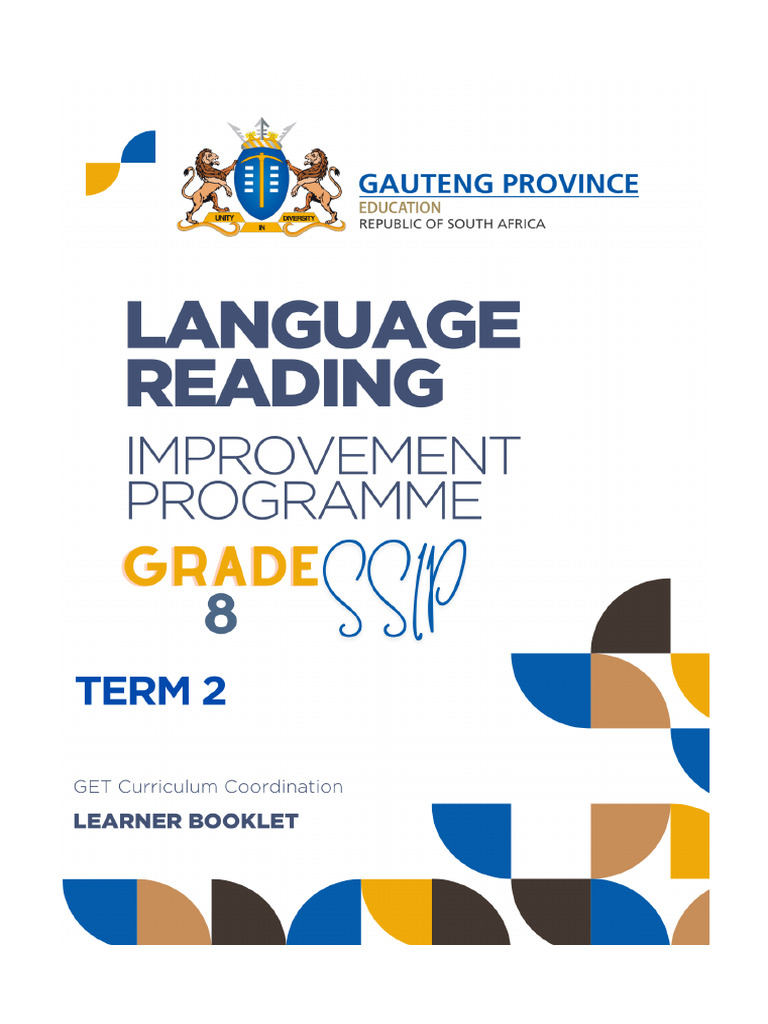 Grade 8 English Learner Booklet | PDF | Verb | Subject (Grammar)