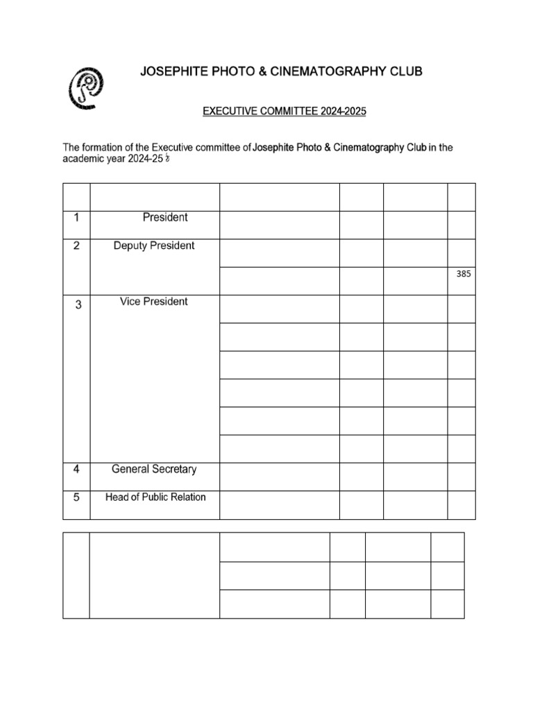 JPCC Panel Finalized | PDF