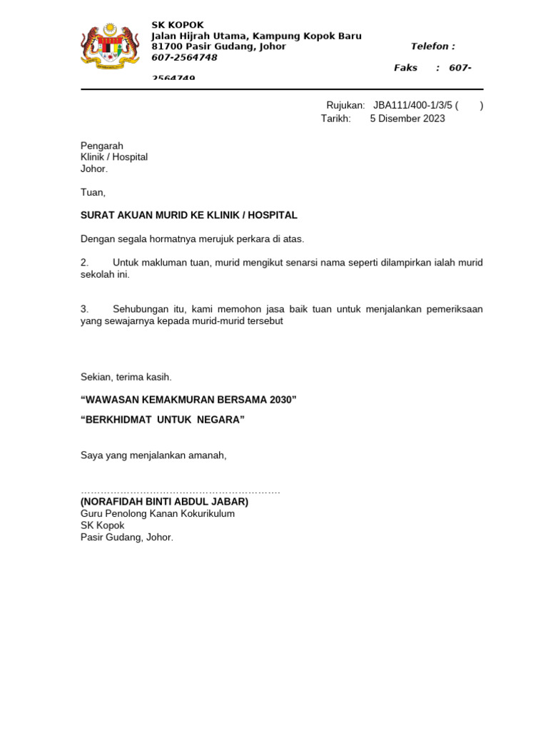 SURAT Medical Checkup | PDF
