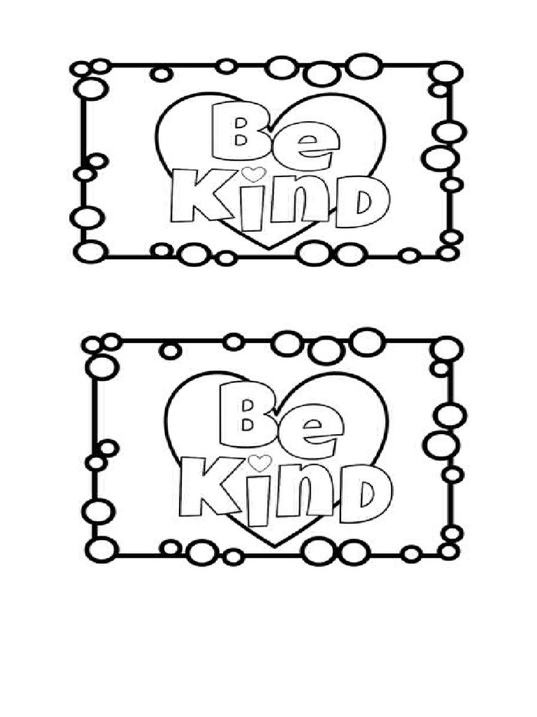 Karakter Be Kind | PDF