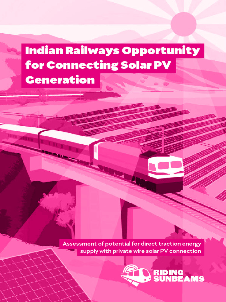 Solar PV and Energy Efficiency in Railways | PDF | Photovoltaics ...