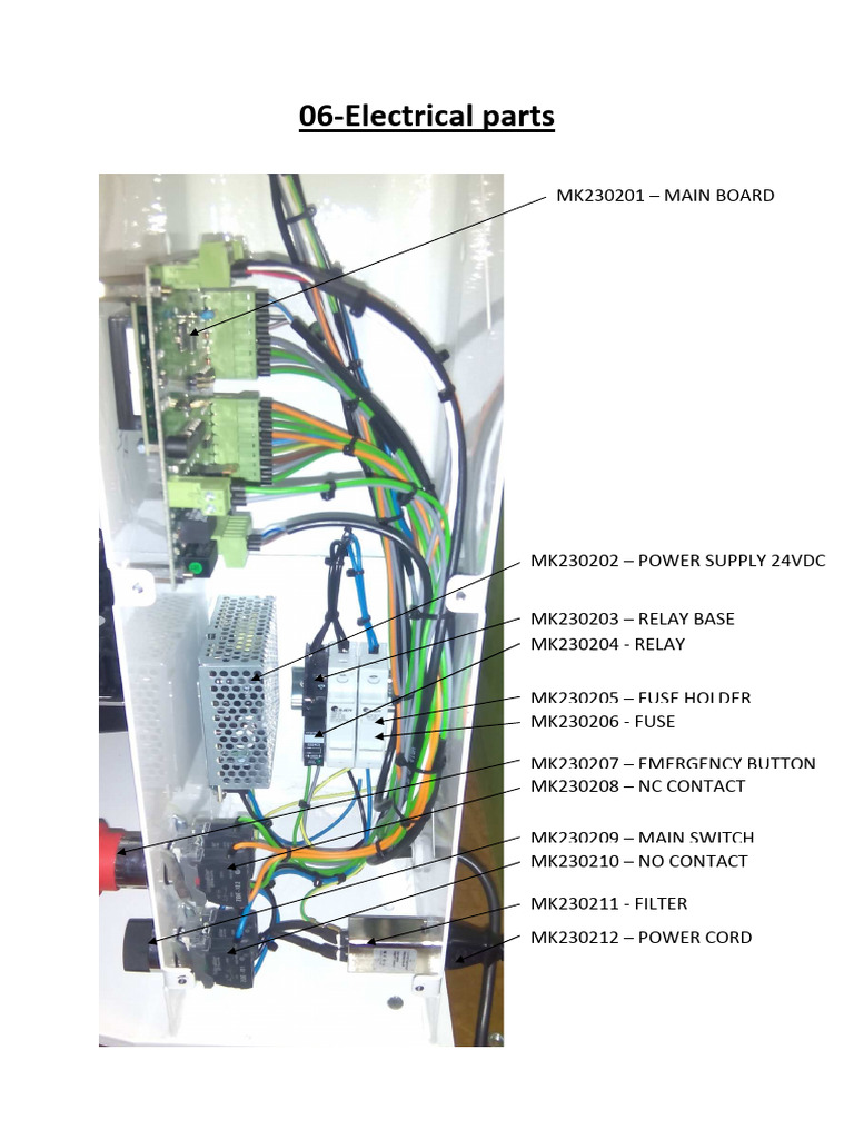 MK3-Part List 06 Electrical | PDF