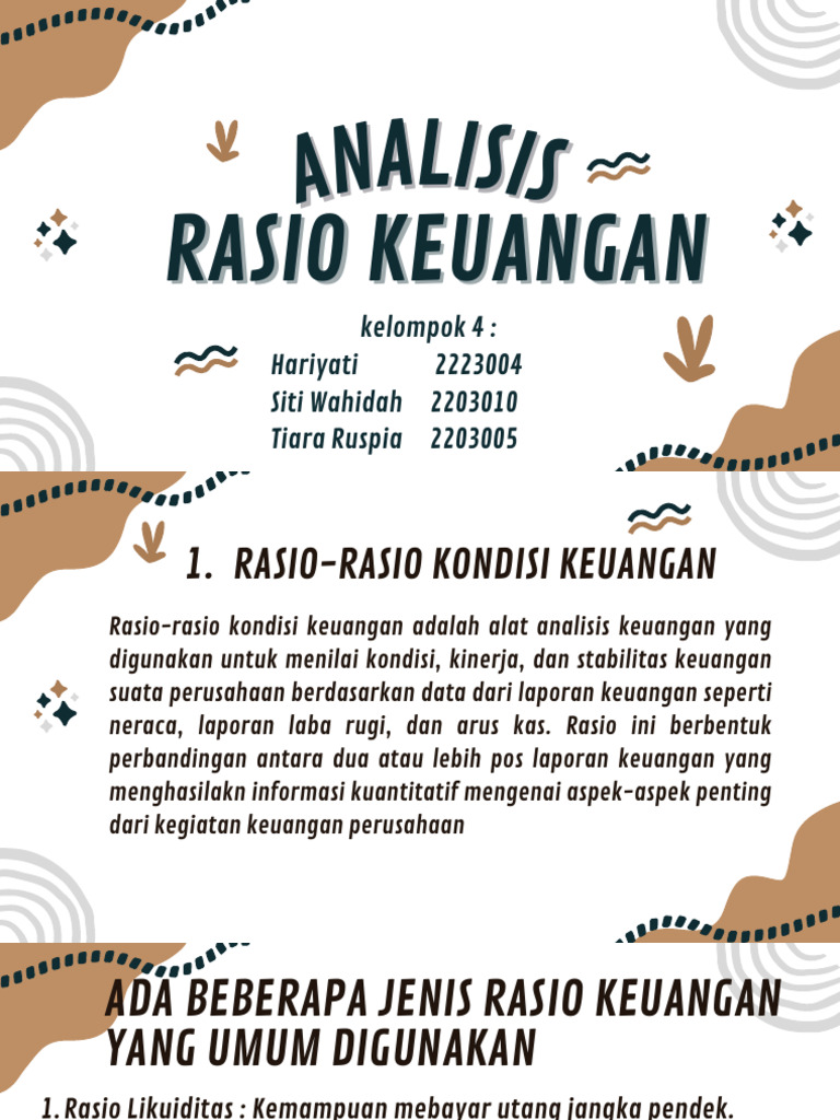 KEL 4. Analisis Rasio Keuangan | PDF