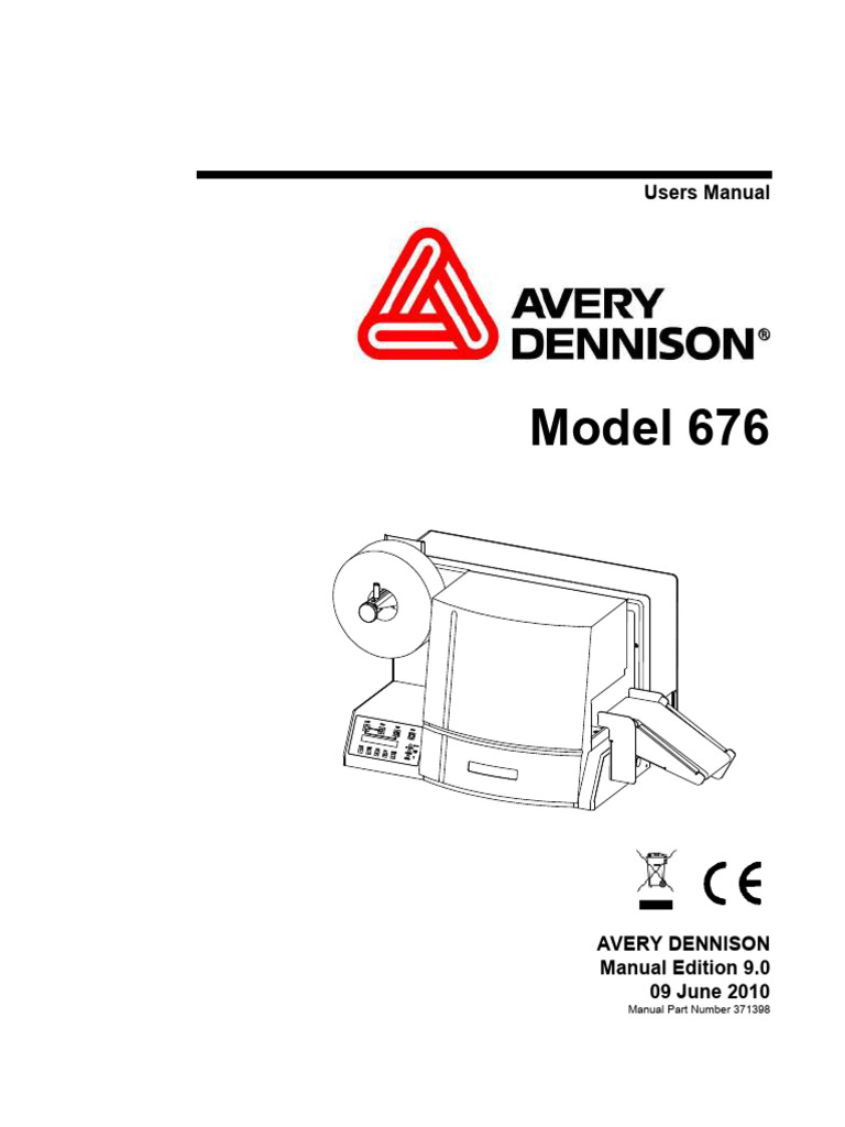 Paxar 676 | PDF | Printer (Computing) | Personal Computers