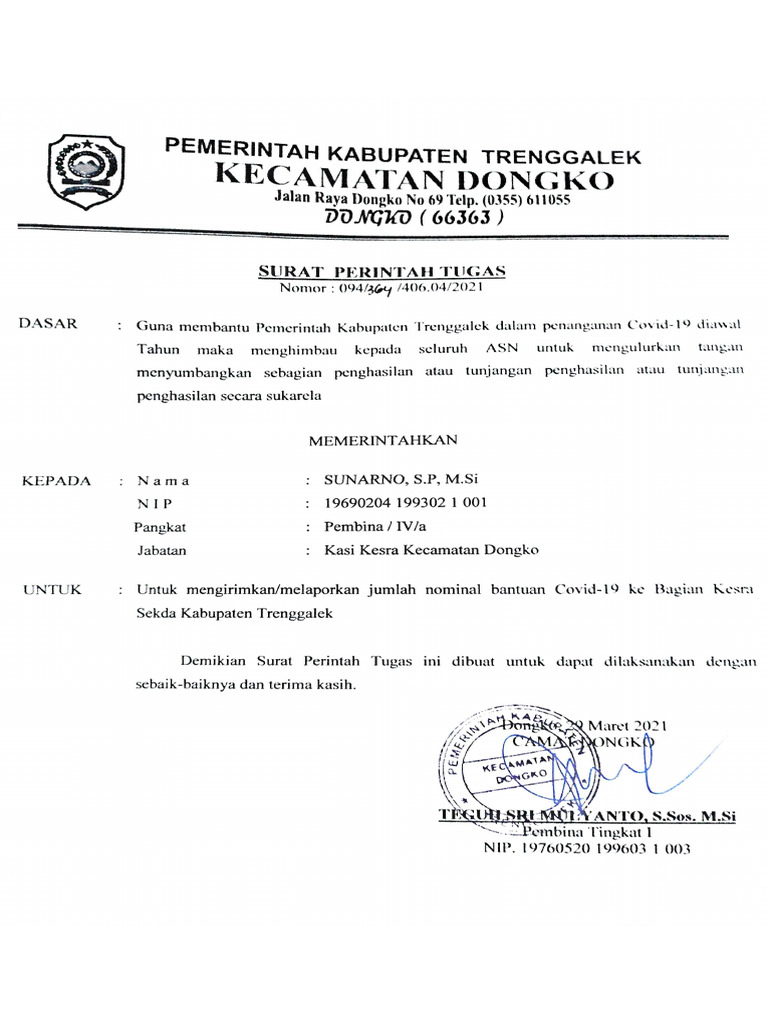 Dispen Kesra Maret | PDF