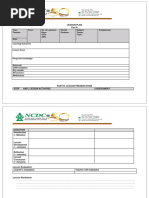 CBC Lesson Plan Template 2025 | PDF | Learning | Education Theory