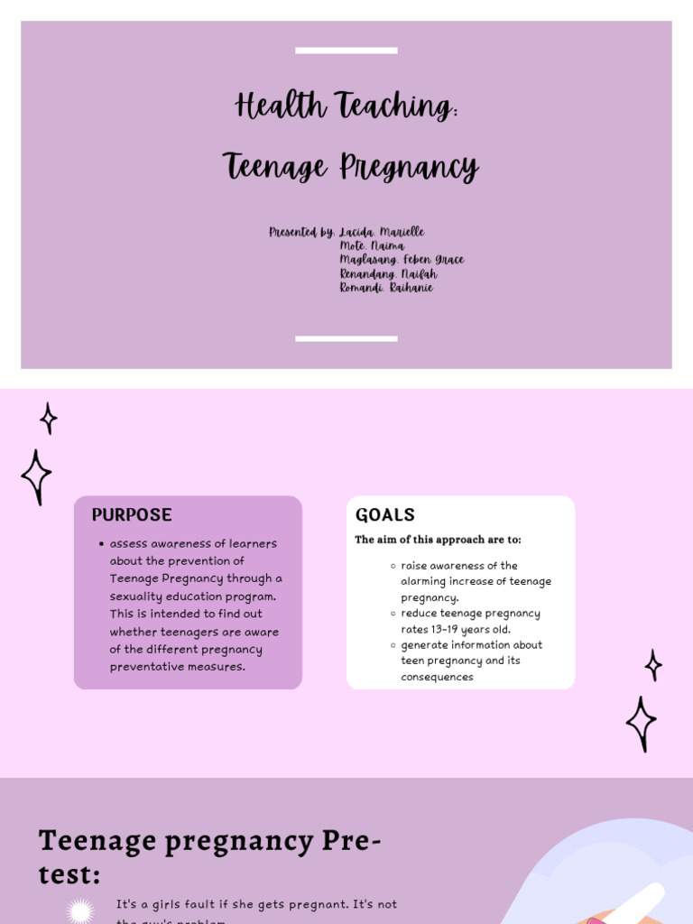 Teenage Pregnancy Awareness & Prevention | PDF | Teenage Pregnancy ...