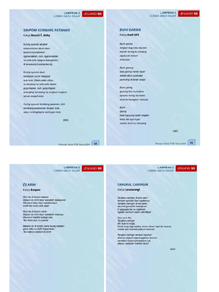 Teks Maca Sajak | PDF