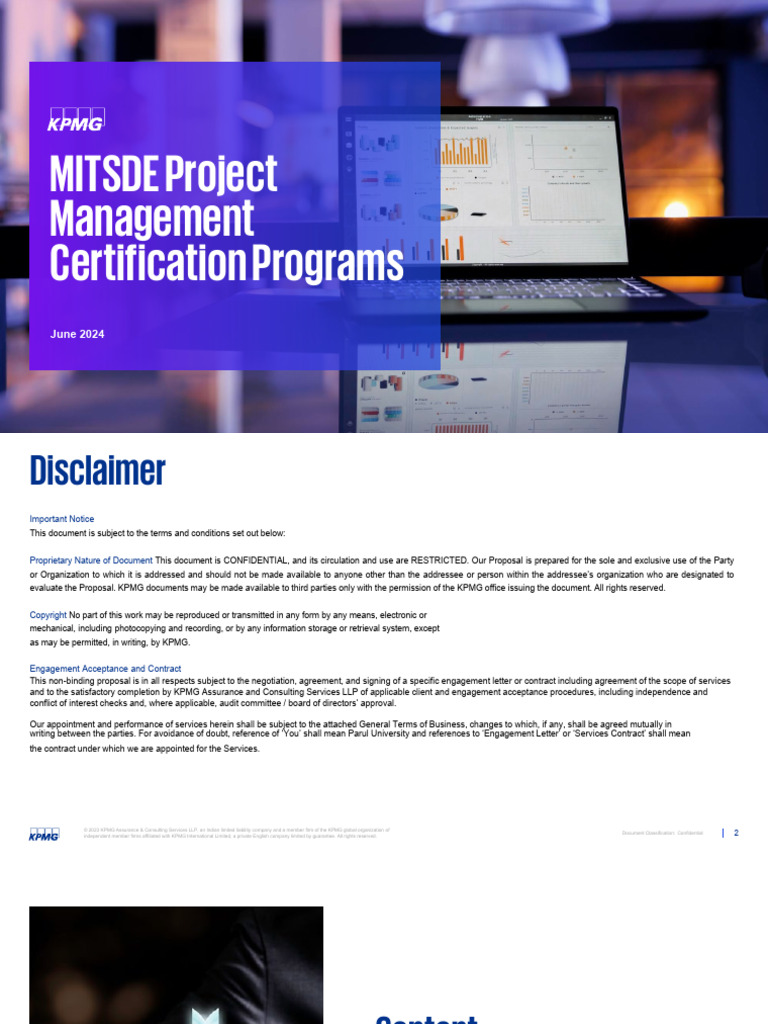 KPMG - MITSDE - Project Management | PDF | Project Management | Agile Software Development