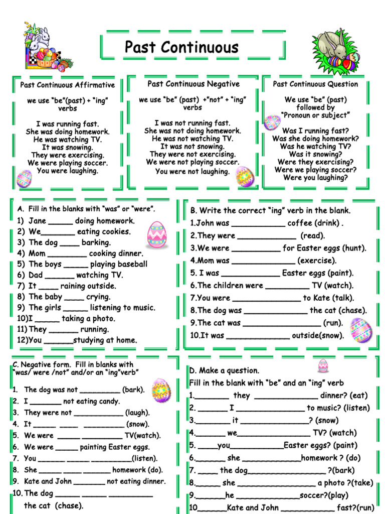 Past Continuous Tense Guide | PDF | Language Mechanics | Languages