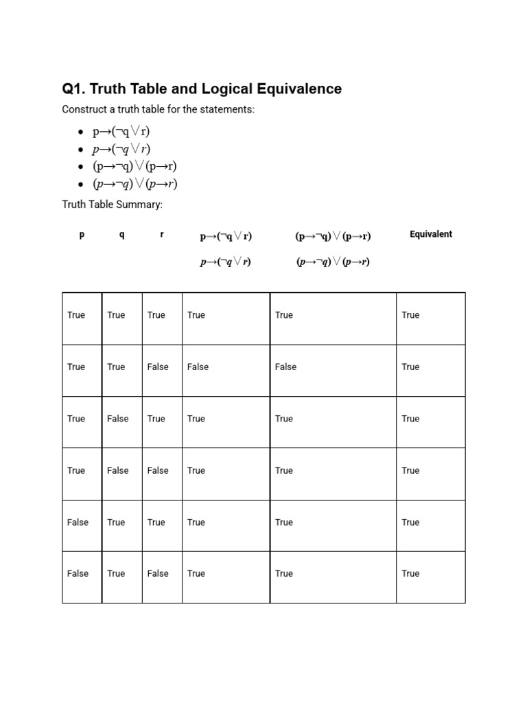 Truth Tables, Proofs, and Set Theory | PDF | Logic | Mathematical Logic