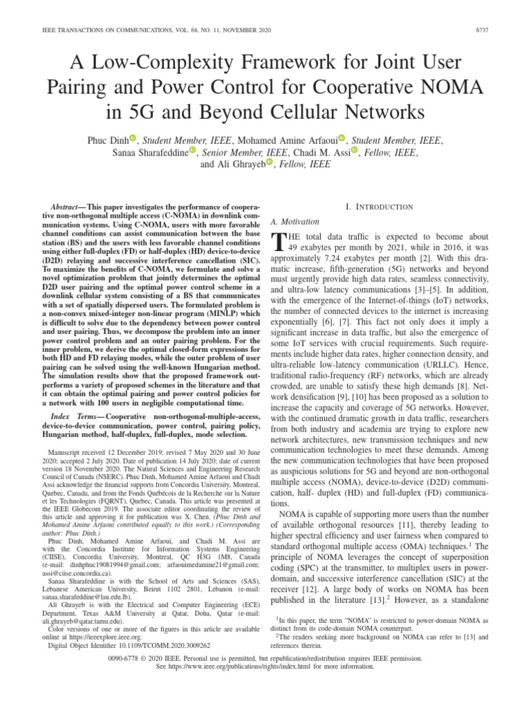 Follow_Cooperative_NOMA_Relay | PDF | Mathematical Optimization | Communication