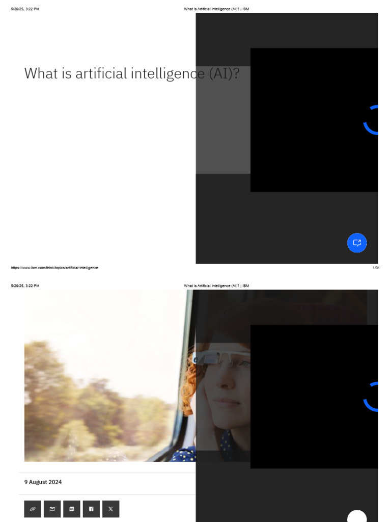 What Is Artificial Intelligence (AI)_ _ IBM | PDF | Artificial Intelligence | Intelligence (AI ...