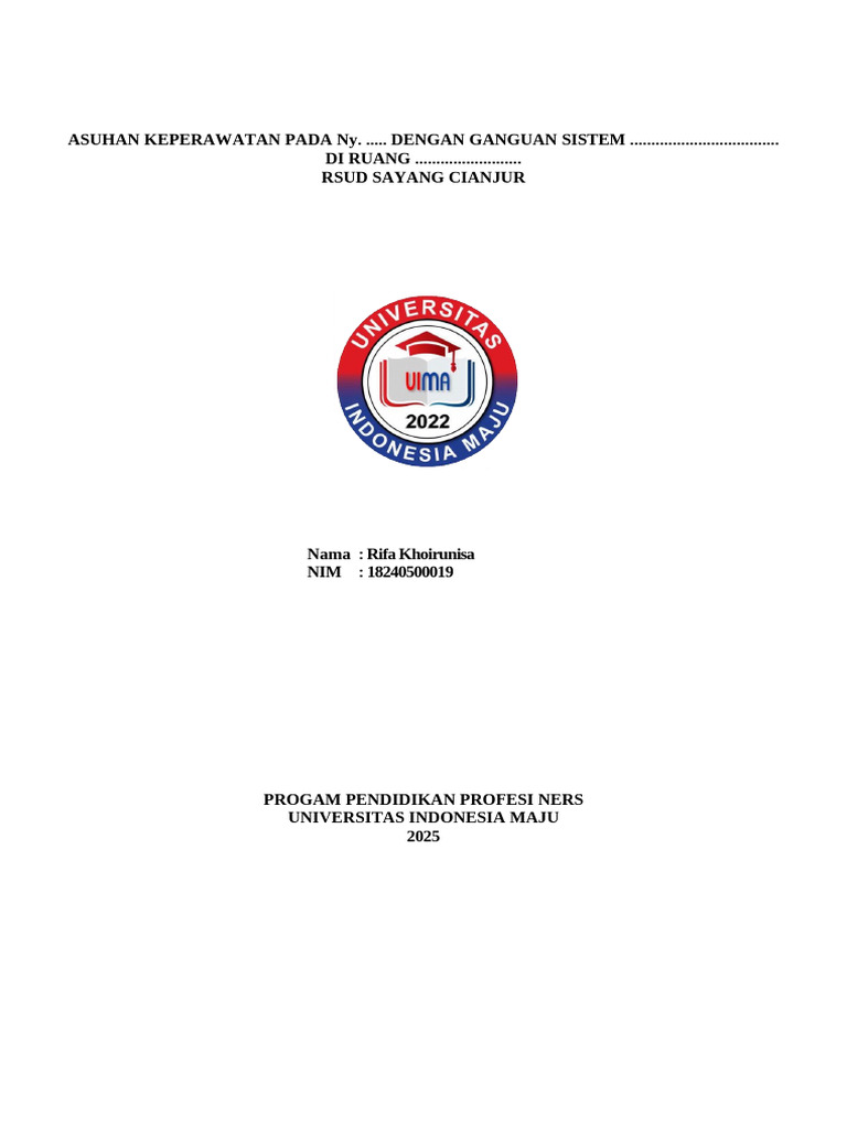 Format Askep Kmb | PDF