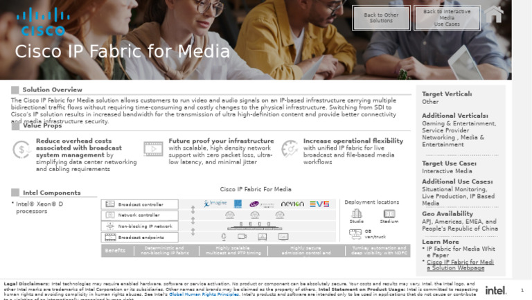 Cisco IP Fabric For Media Playbook Page 2023 02 28 | PDF | Computer ...
