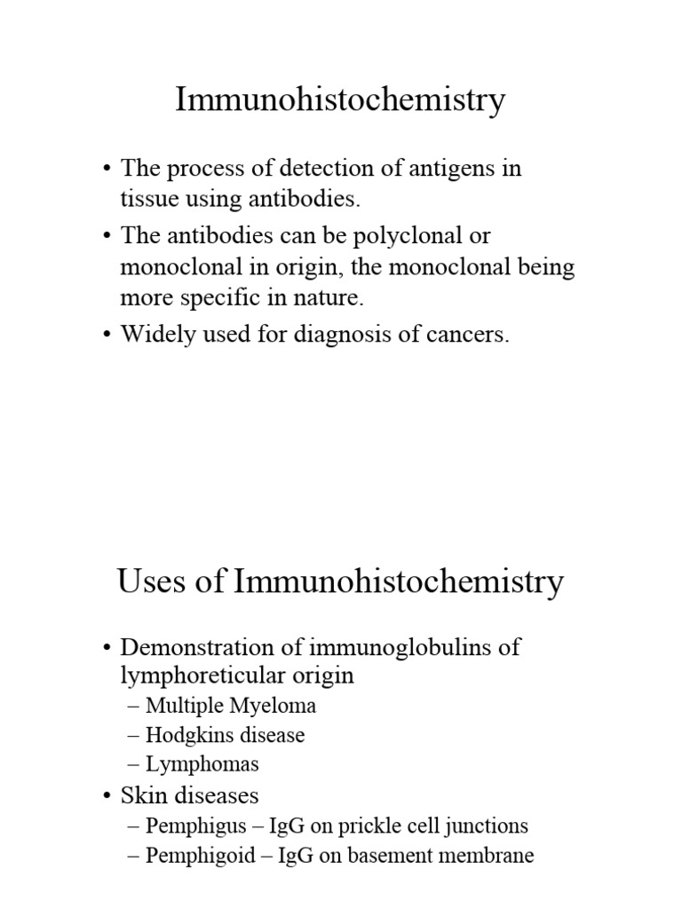 Immunohistochemistry BCCM PDF | PDF | Immunohistochemistry | Melanoma