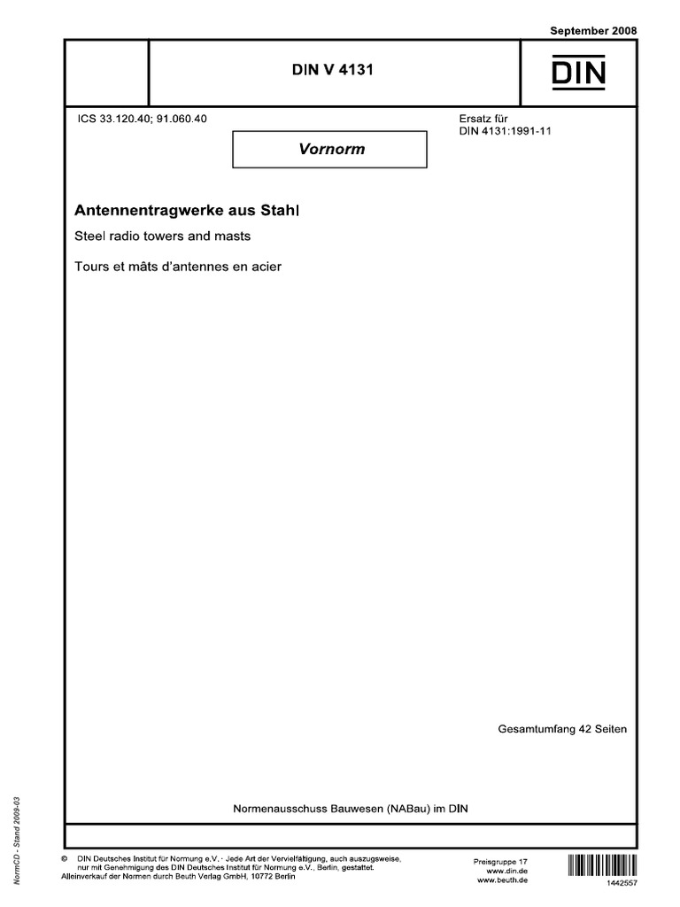Din V 4131 | PDF