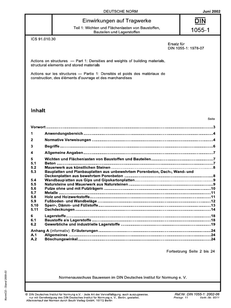 Din1055 1 | PDF